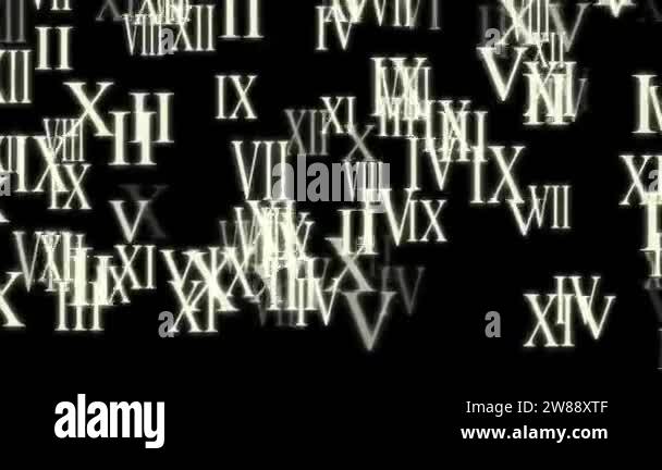 Roman numerals numbers Stock Videos & Footage - HD and 4K Video Clips ...