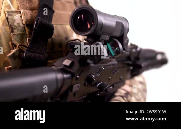 Modern high-precision optical and collimator sighting system with ...