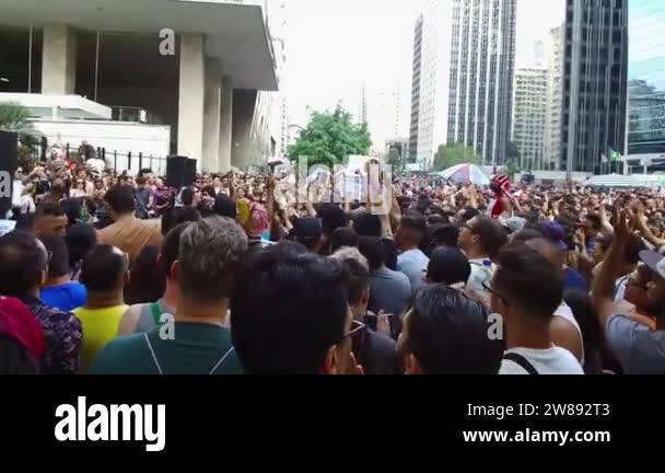 : People Waving Hands Together - Pan Left To Right Stock Video Footage ...