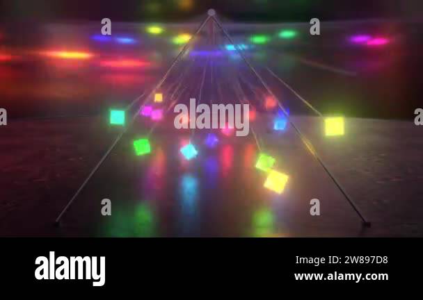 Fast Rainbow Glow Lights Pendulum Waves Moving Spectrum Tunnel Swing ...