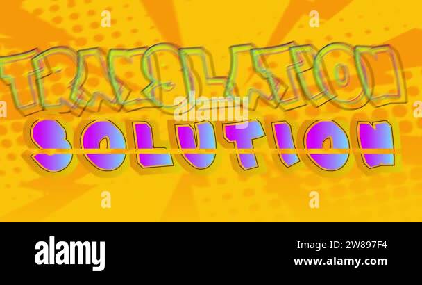 Solution comic book style Stock Videos & Footage - HD and 4K Video ...