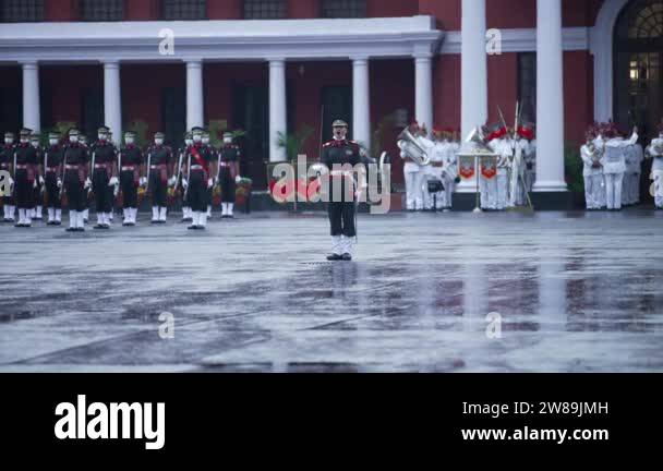 Indian military Academy IMA passing out parade 2021 Stock Video Footage ...