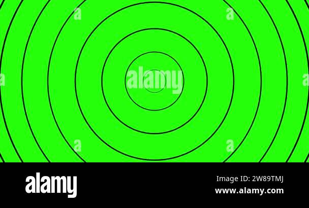 Expanding linear circles. Animating ellipses. Movement and increase in ...
