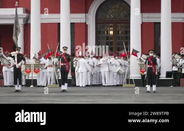 Indian military Academy IMA passing out parade 2021 Stock Video Footage ...