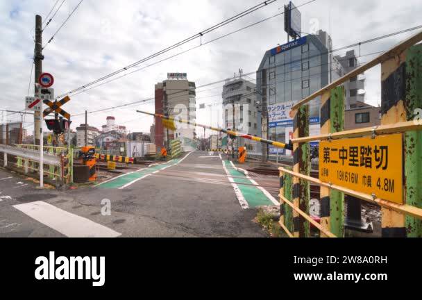 tokyo, japan - november 25 2021: Video of a Japan Railway train passing ...