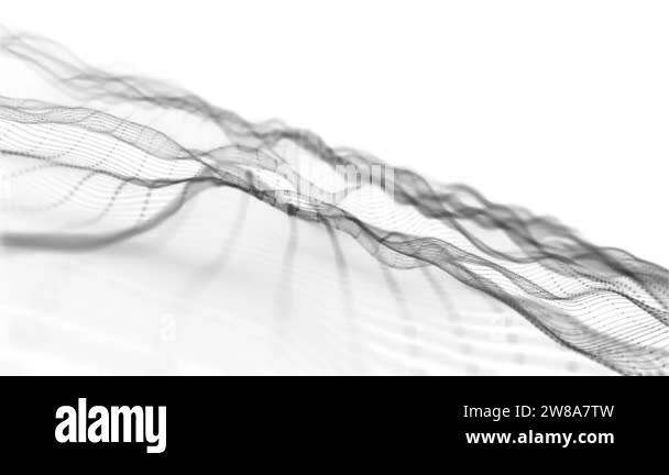 Abstract Digital Waving Lines Fx Background Loop 4k Animation Of An Abstract Wallpaper