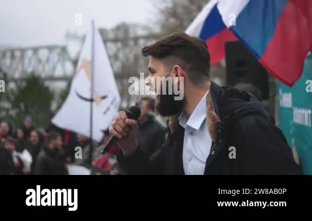 Rally speech speaker Stock Videos & Footage - HD and 4K Video Clips - Alamy