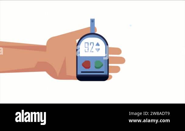 Hand glucometer Stock Videos & Footage - HD and 4K Video Clips - Alamy