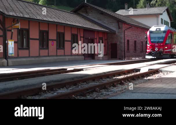 The Bernina Express train route takes you through incredible alpine ...