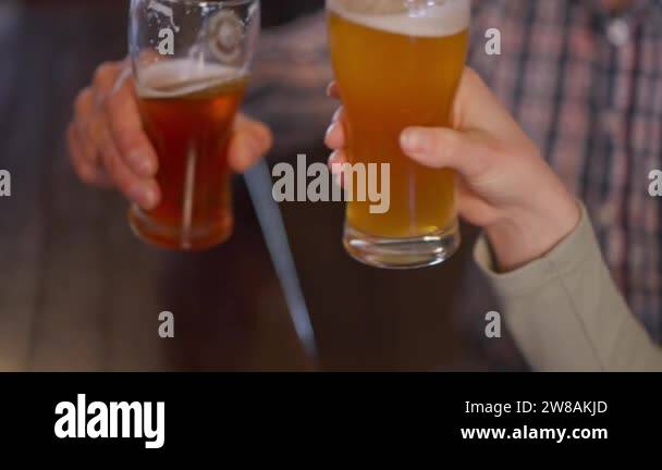 Woman drinking pint of lager beer Stock Videos & Footage - HD and 4K ...