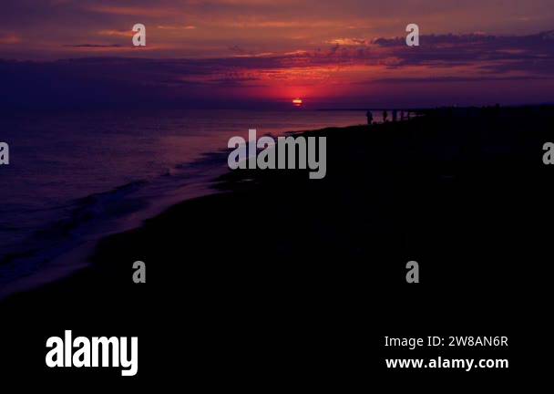 Red evening sun in clouds Stock Videos & Footage - HD and 4K Video ...