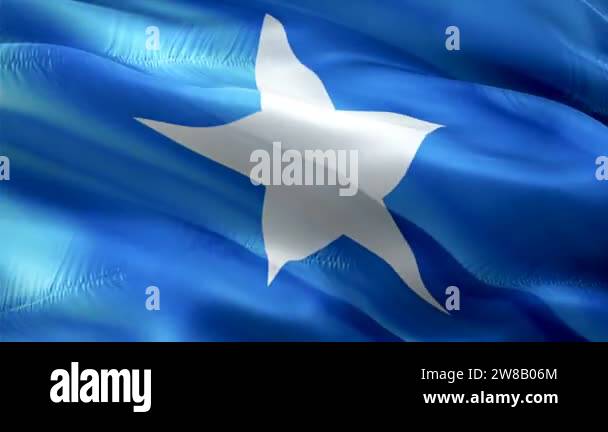 Somalia waving flag. National 3d Somali flag waving. Sign of Somalia ...