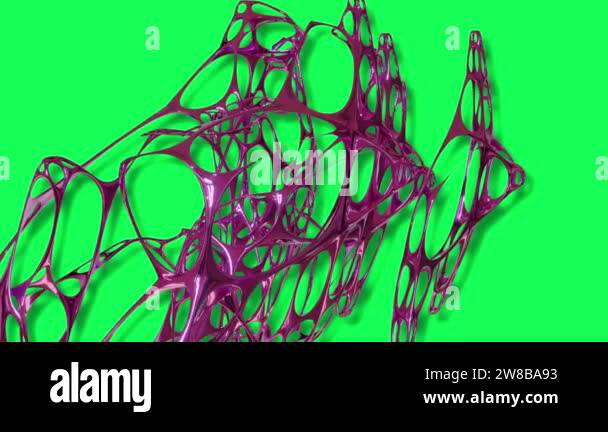 Abstract wire organic shape using as modern science fiction background ...