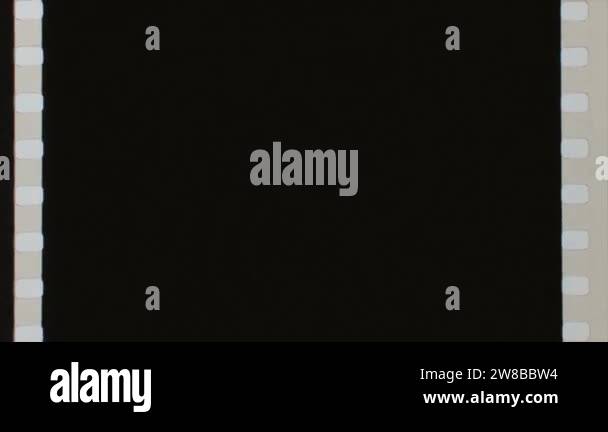 Old Damaged film frame texture. Authentic film scan with sprocket hole ...