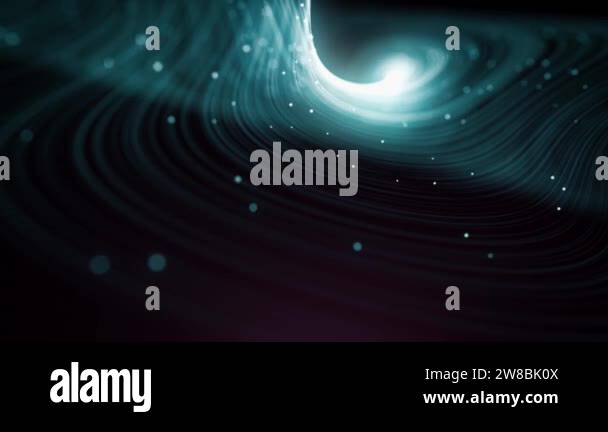 Abstract Flowing Digital Data Lines Network And Communication Loop/ 4k ...