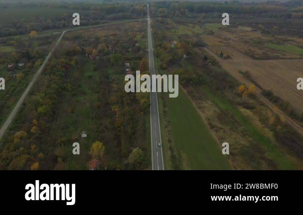 Above top view, dolly move, camera tilt down for reveal view of ...