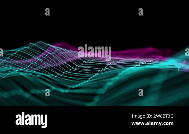 Cyber technology ai tech wire network futuristic wireframe. Seamless ...