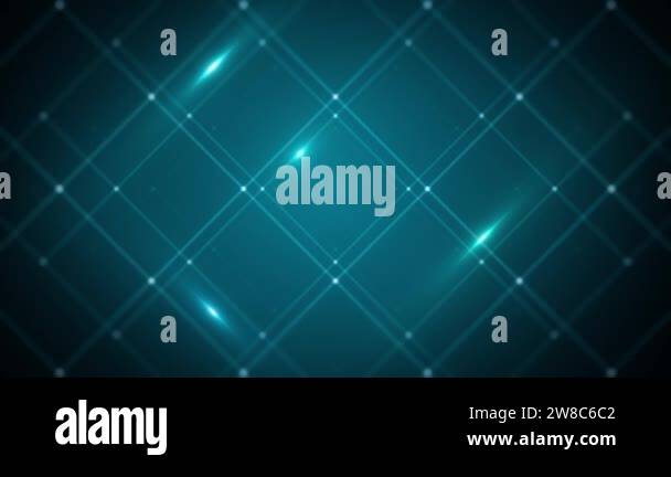 Abstract Technology Background With Grid Data Zooming In Loop/ 4k animation of an abstract ...
