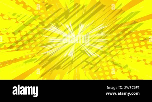 Abstract Comic Book Background. Motion poster. 4k animated Cartoon fast ...