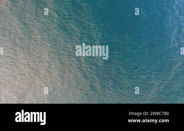 Ocean ripples from above Stock Video Footage - Alamy