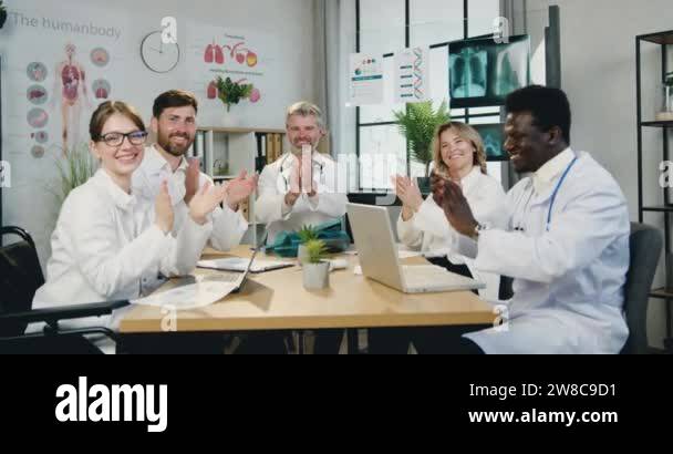 Happy multicultural doctors in Stock Videos & Footage - HD and 4K Video ...
