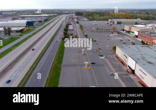 Montreal, Canada - OCTOBER 11, 2021: Construction site of the new ...