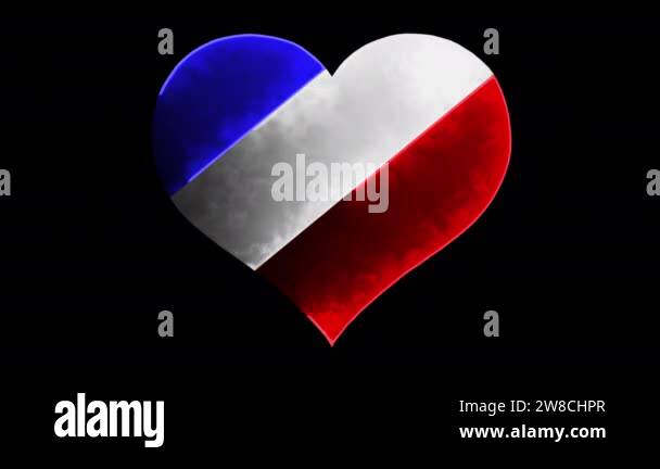 Heart with french flag Stock Videos & Footage - HD and 4K Video Clips ...