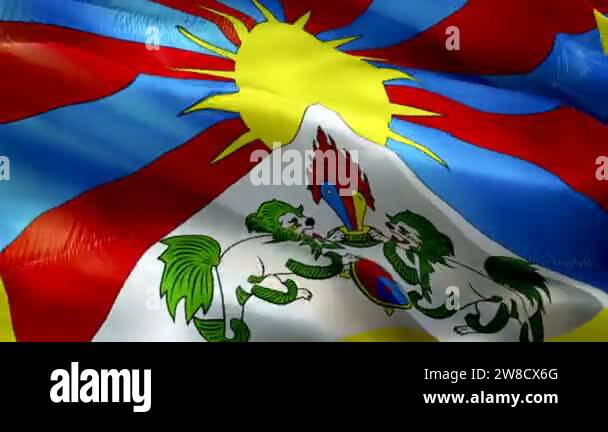 Bhutan waving flag. National 3d Bhutanese flag waving. Sign of Bhutan ...