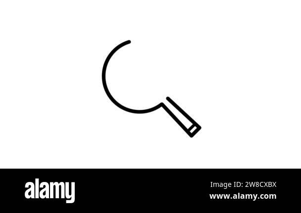 Animated finance icon. Line business Illustration for website ...