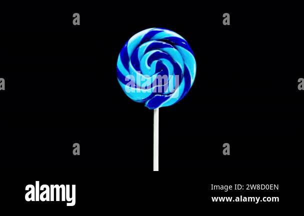 Stop motion animation lollipops on a modern background. Sweet candy ...