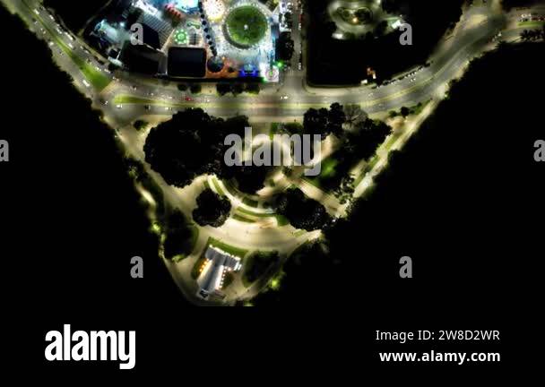 Belo Horizonte night view, Brazil. Illuminated cityscape scene.Belo ...