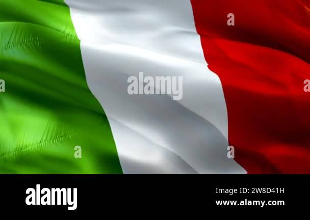 Ireland waving flag. National 3d Irish flag waving. Sign of Ireland ...