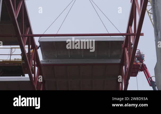 Concrete building core crane Stock Videos & Footage - HD and 4K Video ...