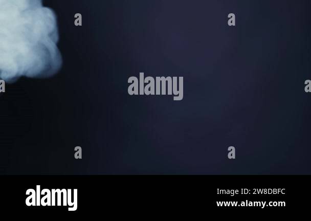 Abstract white smoke in slow motion. Smoke, Cloud of cold fog in light ...