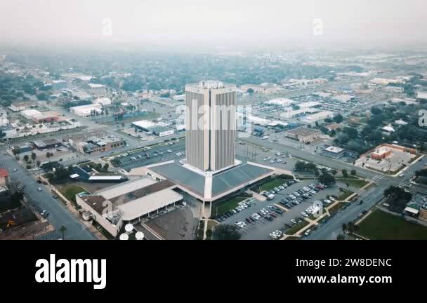 McAllen, Texas, Downtown, Aerial View, Amazing Landscape Stock Video ...