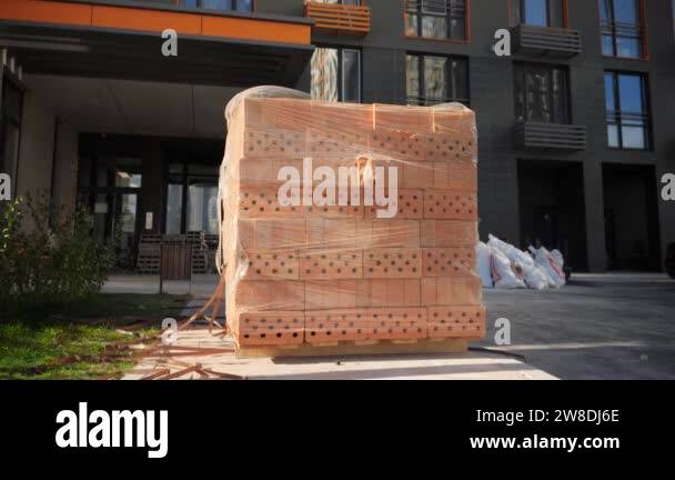 Stack bricks on construction Stock Videos & Footage - HD and 4K Video ...