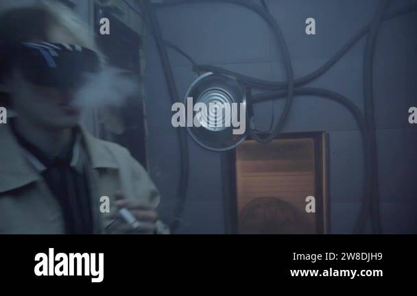 Cyberpunk concept and aesthetic, future. Female half-robot bionic ...