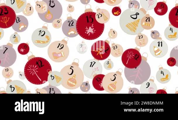 Advent calendar christmas balls Stock Videos & Footage - HD and 4K ...