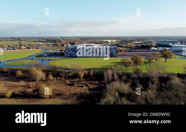 4k drone footage of stacks of shipping containers at a storage facility ...