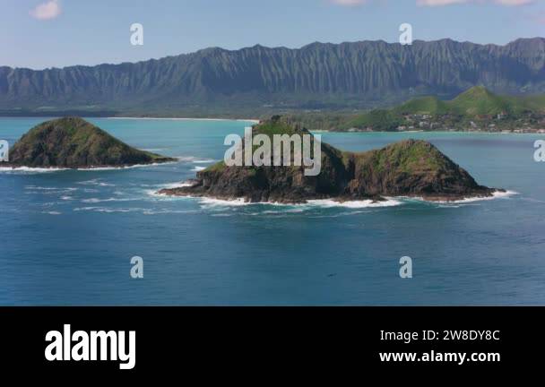 Aerial view mokulua islands Stock Videos & Footage - HD and 4K Video ...