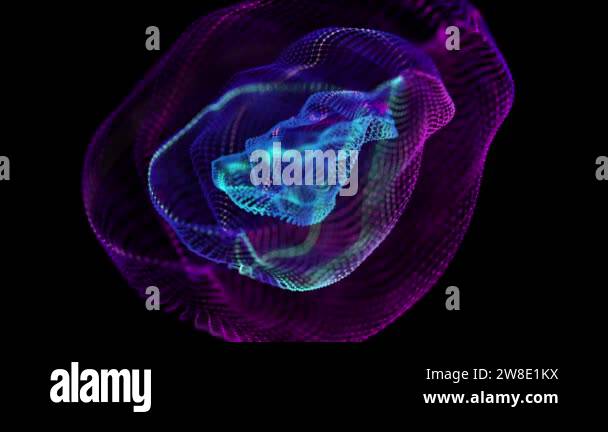 Sci fi energy exploding ball. Core energy center flows. Magical ...