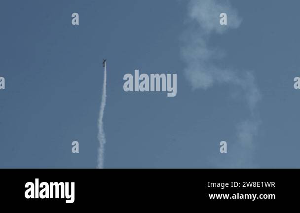 Kiev Ukraine July 2021 Overhead flying aircraft. Aircraft in formation ...