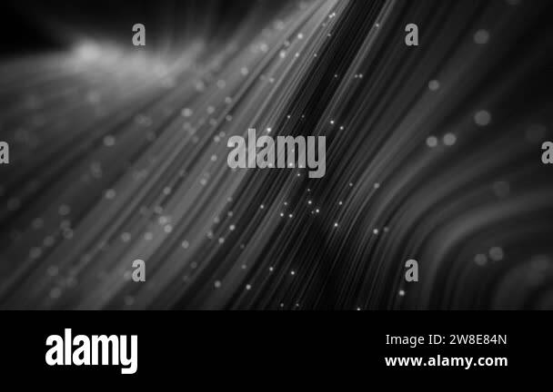 Abstract Flowing Digital Data Lines Network And Communication Loop/ 4k ...