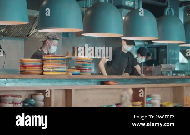 Restaurant staff teamwork Stock Videos & Footage - HD and 4K Video ...