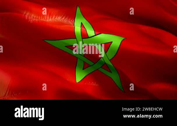 3d flag of the tangier city Stock Videos & Footage - HD and 4K Video ...