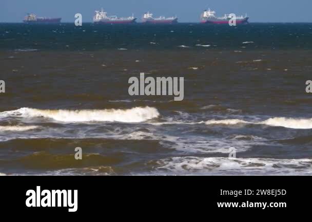 Wide view container ship far Stock Videos & Footage - HD and 4K Video ...