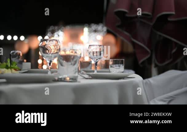Outdoor banquet table set up Stock Videos & Footage - HD and 4K Video ...
