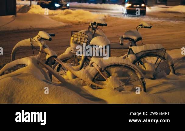 Ice bike parking Stock Videos & Footage - HD and 4K Video Clips - Alamy
