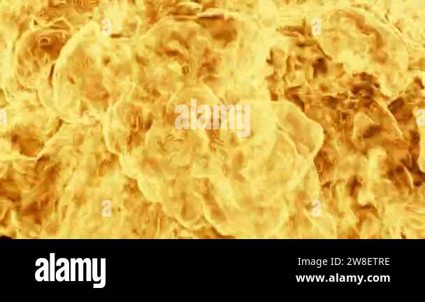 Close up of Fire Flames and Smoke Transition, Alpha Channel Stock Video ...
