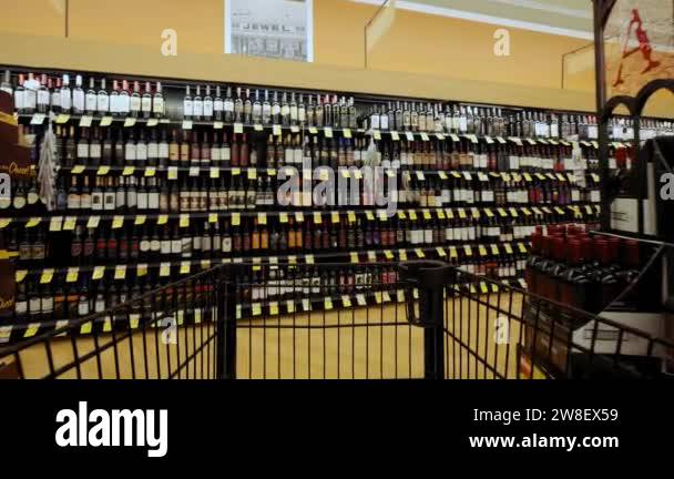 Supermarket alcohol trolley Stock Videos & Footage - HD and 4K Video ...